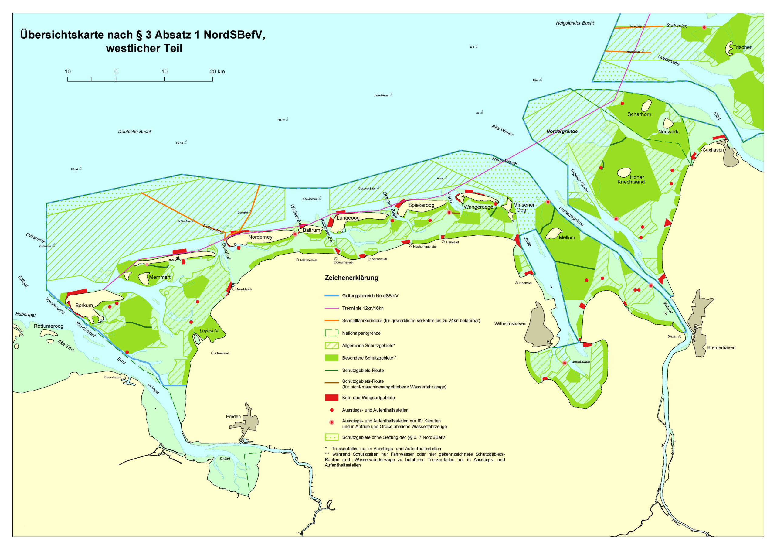Neue Befahrensverordnung Wattenmeer: Diese Kitezonen gelten ab jetzt ...